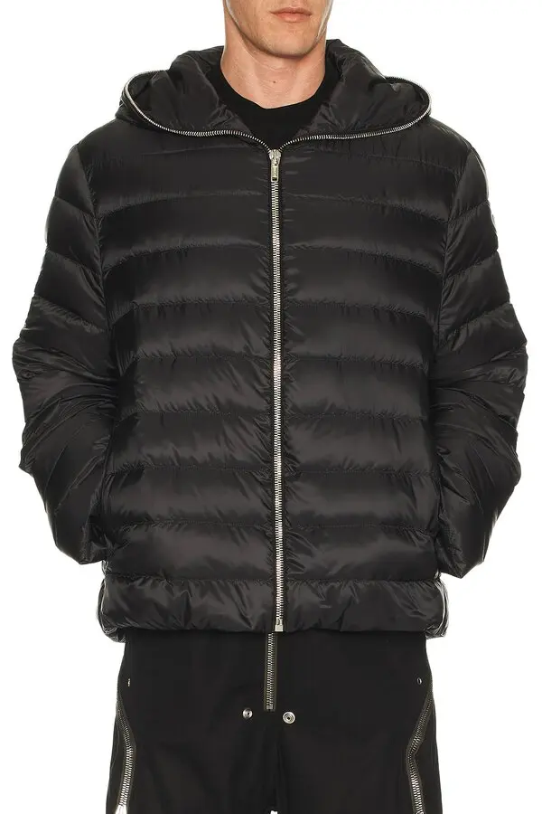 Rick Owens X Moncler Ziplock Jacket - Black