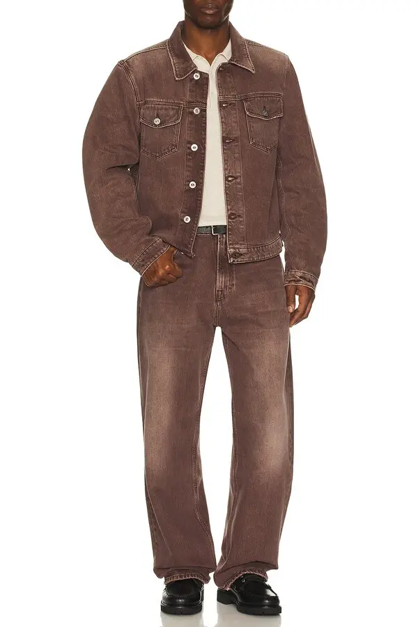 Our Legacy Third Cut Jean In Brown - Overdyed Choco Melon