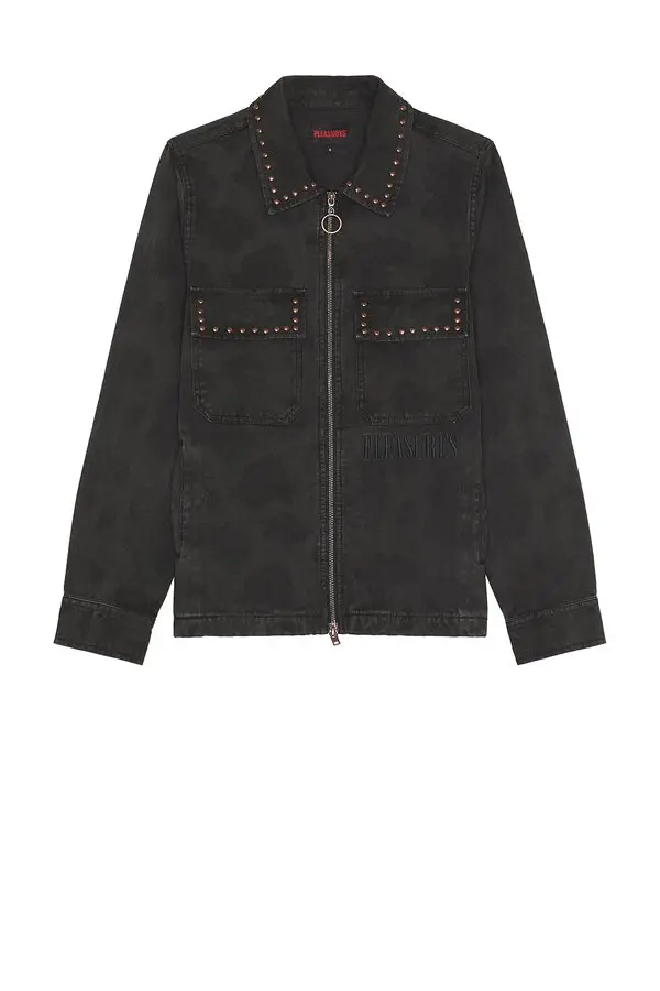 PLEASURES Cowhide Work Jacket