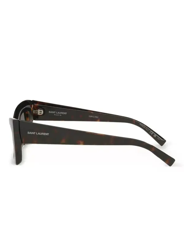 Saint Laurent Sl 702 Cat-eye Sunglasses - Brown