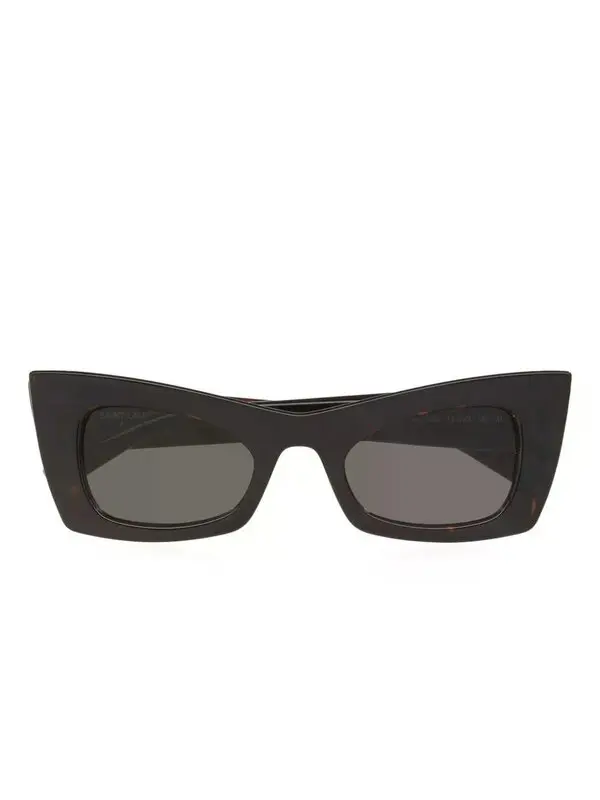 Saint Laurent Sl 702 Cat-eye Sunglasses - Brown