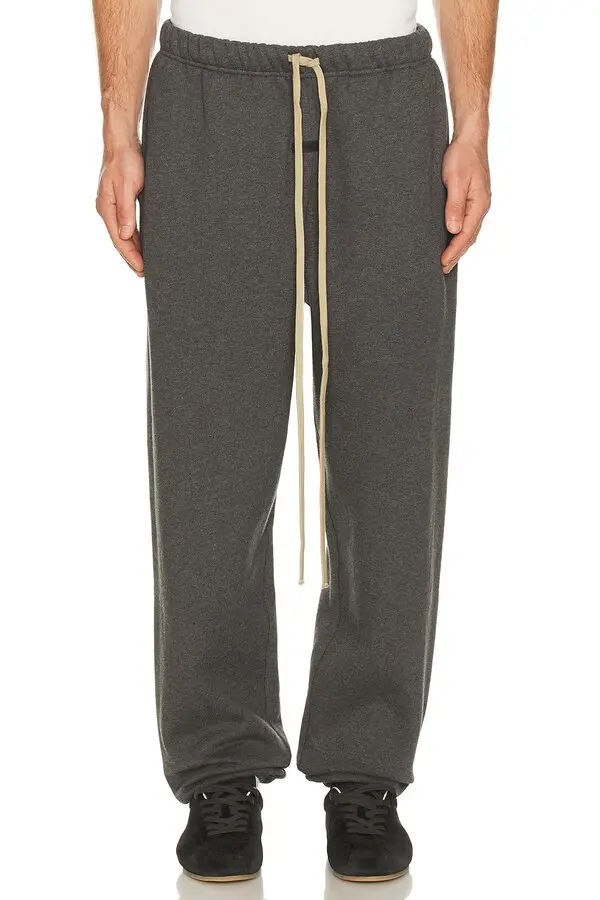 Fear Of God Classic Sweatpant In Black - Charcoal Heather