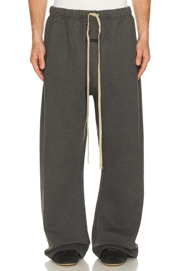 Fear Of God Flare Sweatpant In Grey - Charcoal Heather