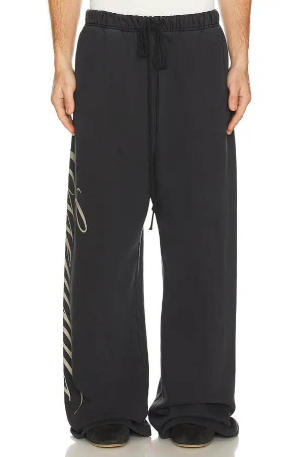 Fear Of God Lounge Sweatpant In Grey - Vintage Black