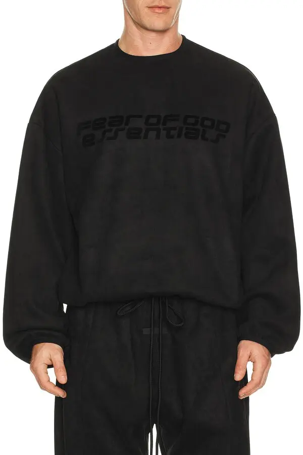 Fear Of God Modern Crewneck Sweatshirt - Vintage Black