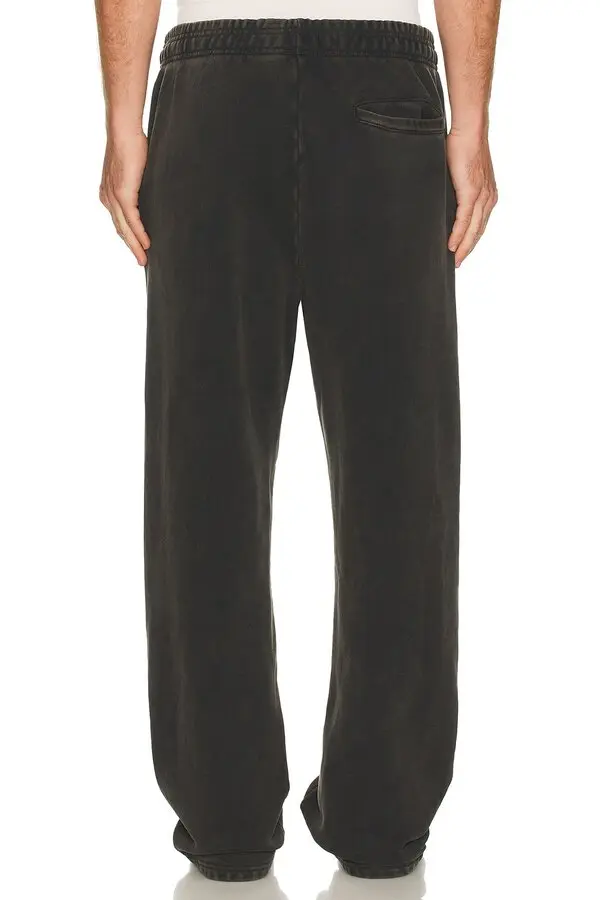 ENTIRE STUDIOS Straight Leg Sweatpant In Black