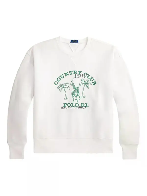 Polo Ralph Lauren Graphic-print Sweatshirt - Neutrals