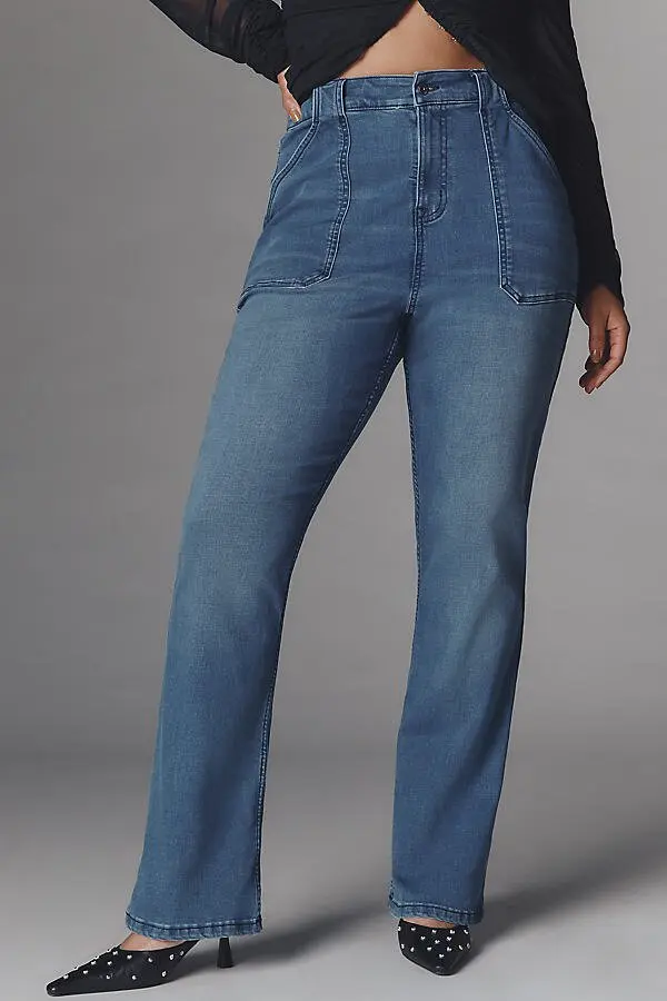 Sanctuary Hayden Plus Bootcut Jeans - Medium Denim