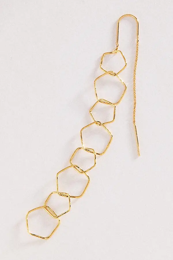 Anthropologie Looped Threader Earrings