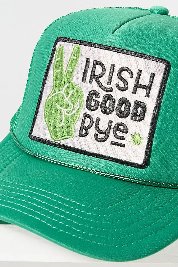 FRIDAY FEELIN Irish Goode Trucker Hat - Green