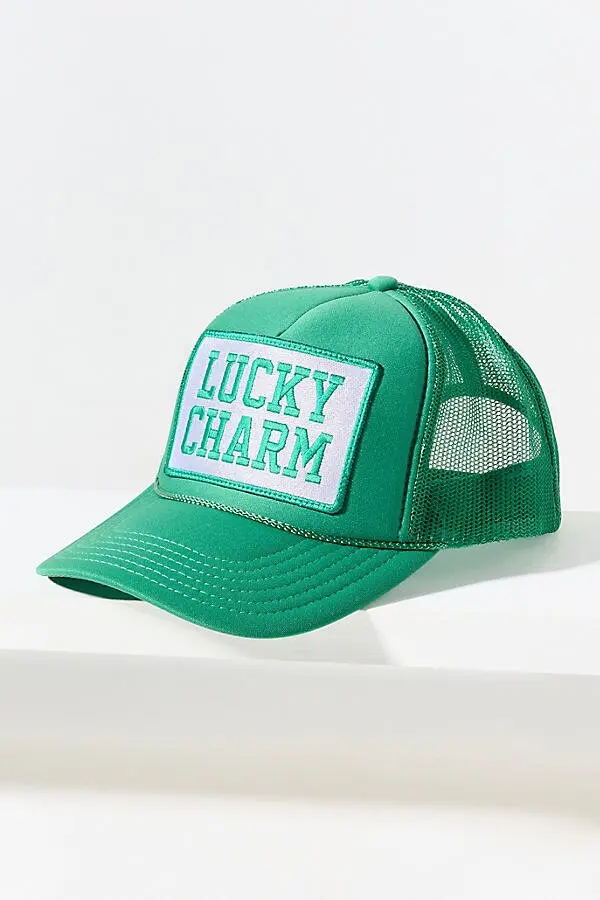 FRIDAY FEELIN Lucky Charm Trucker Hat - Green