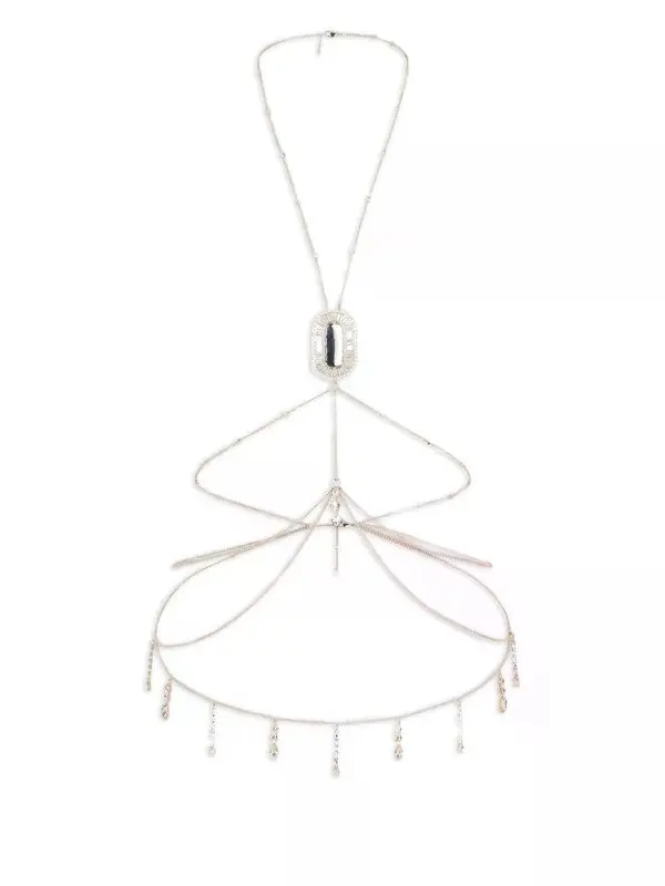 Rabanne Pendant-embellishment Body Chain - Silver