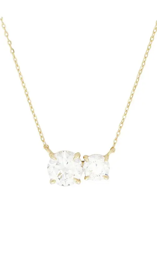 Shashi Double Solitaire Necklace
