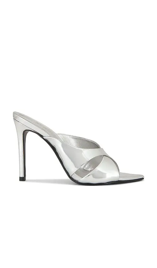 Schutz Maxine Metallic Stiletto Heel Mule