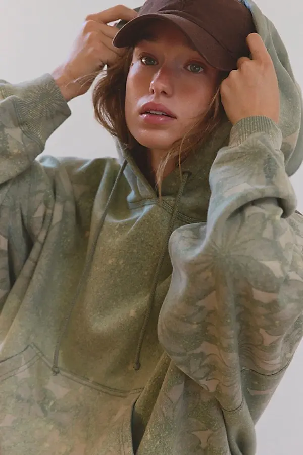 Free People Final Call Graffiti Logo Hoodie - Terrain