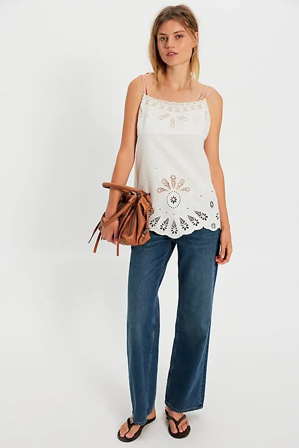 Free People Morgan Embroidered Tunic