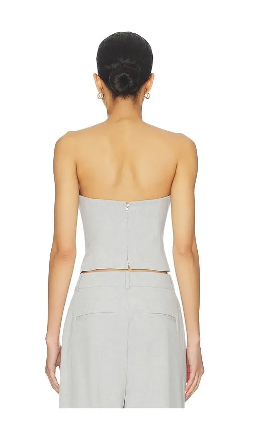 Good American Essential Suiting Strapless Top