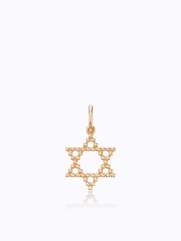 BRIONY RAYMOND Confetti Star Of David Pendant - 18 Karat Rose Gold