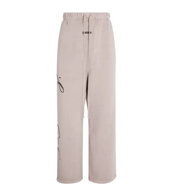 Fear Of God Cotton Fleece Sweatpants - Grey