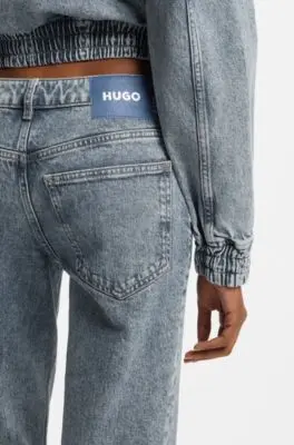 Hugo Boot-cut Jeans In Stretch Denim