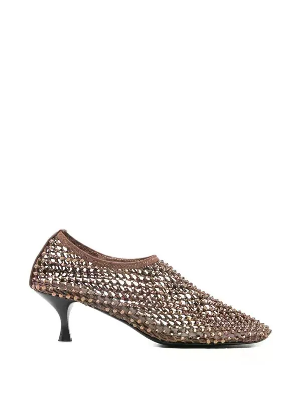 STRATEGIA SHOES Beaded Heeled Pumps