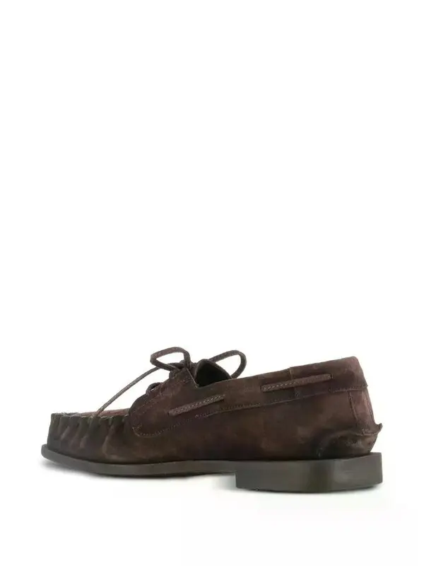 ALEXANDER HOTTO Suede Derby Shoes - Brown