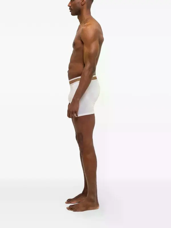 Place Of Ëlms Elastic-waist Boxer Shorts - White