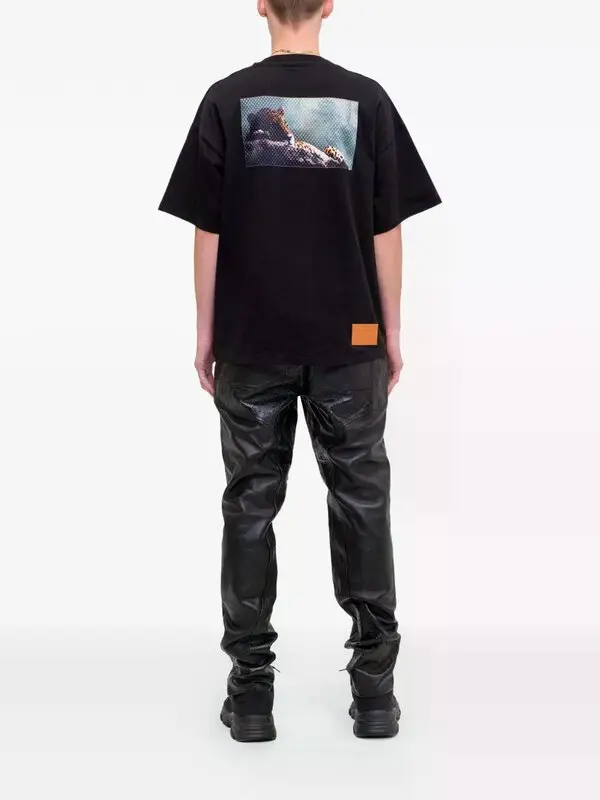 Place Of Ëlms Appliqué T-shirt