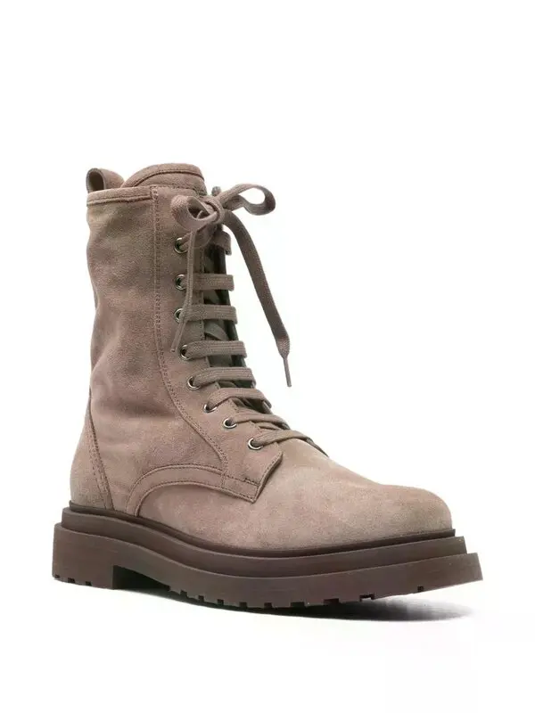 Brunello Cucinelli Lace-up Ankle Boots