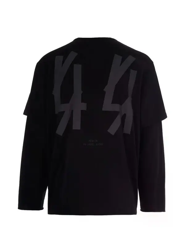 44 LABEL GROUP Long-sleeve Polo Shirt