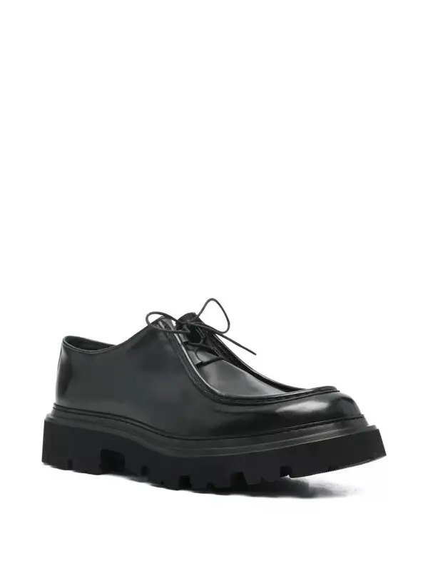 Corneliani Lace-up Platform Derby Shoes