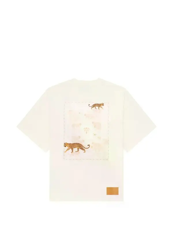 Place Of Ëlms Jaguar Dreams T-shirt - Neutrals