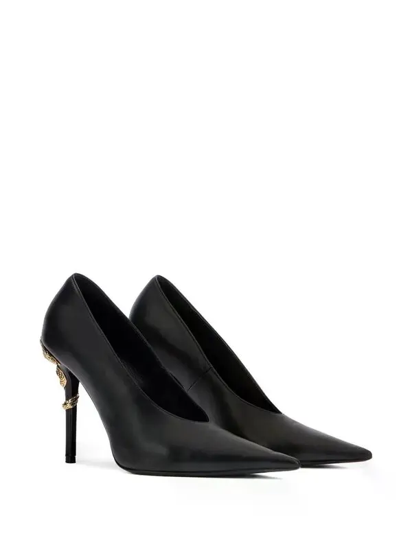 Roberto Cavalli Serpentine Pointed-toe Pumps