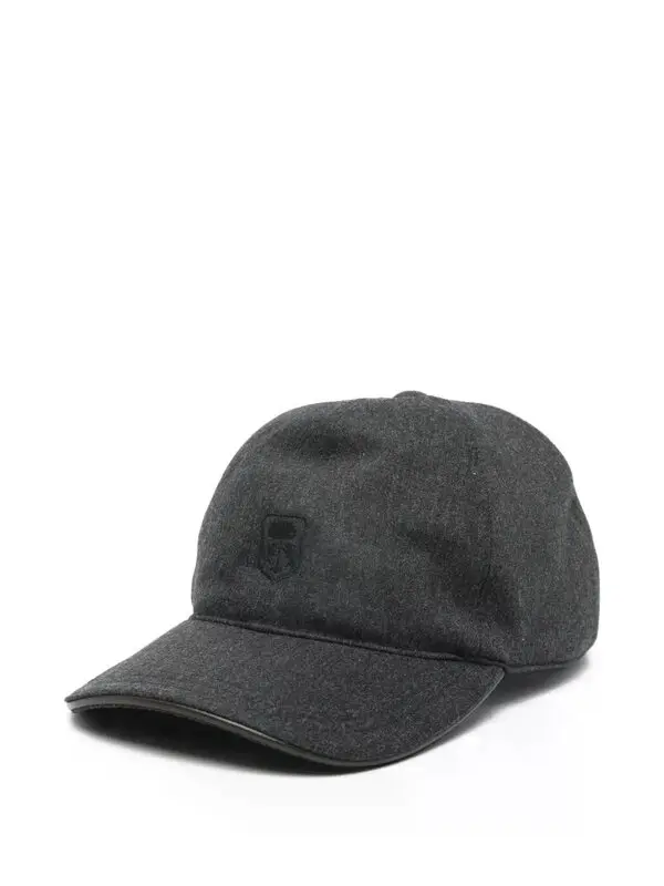 Corneliani Emblem Cap - Grey