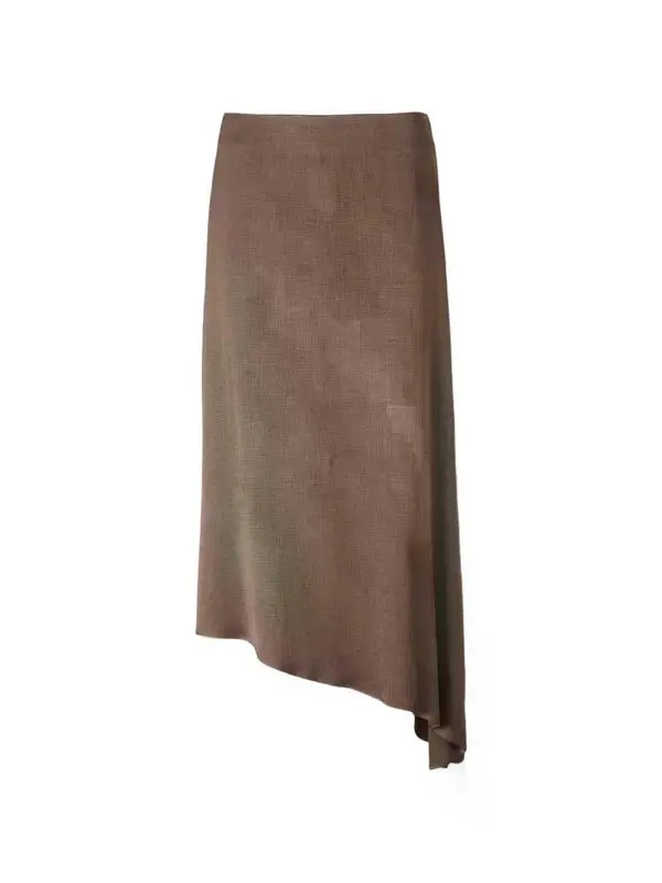 Peserico Asymmetric Hem Midi Skirt