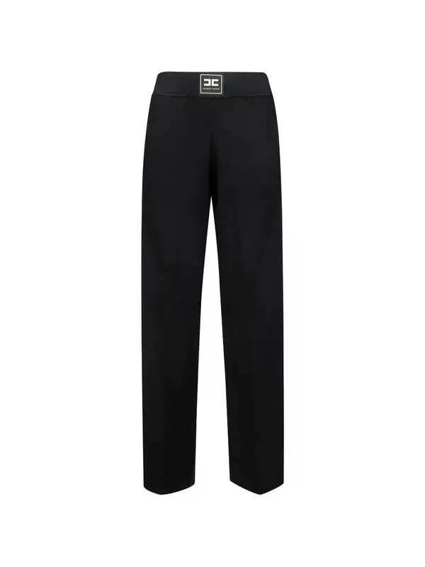 Elisabetta Franchi Button Stripe Trousers