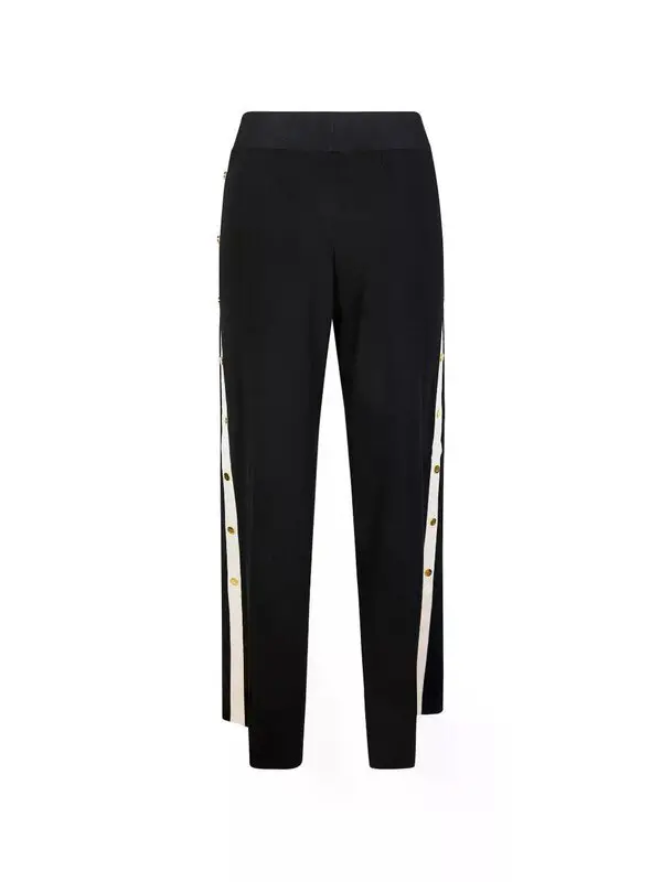 Elisabetta Franchi Button Stripe Trousers