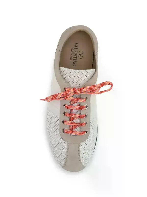 Valentino Garavani Perforated Logo Sneakers
