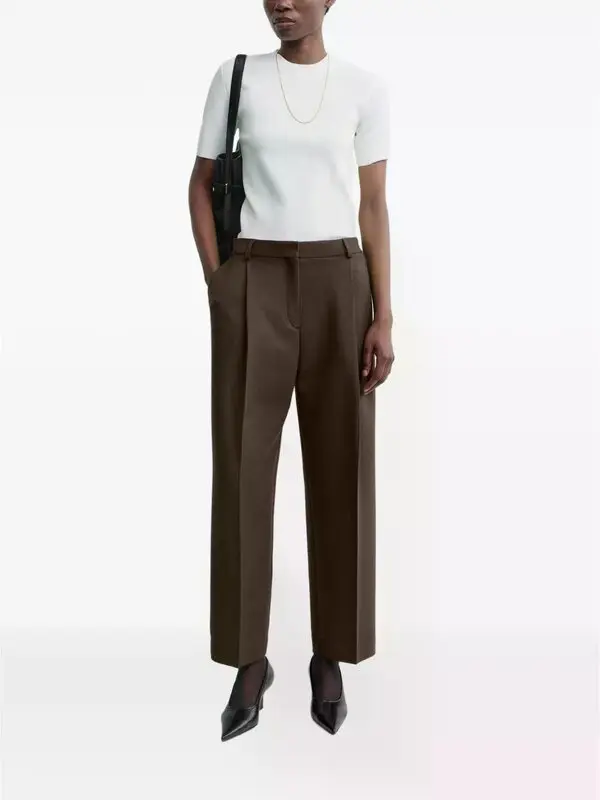 TOTEME Pleated Trousers - Brown