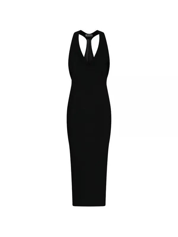 Attico Draped Midi Dress