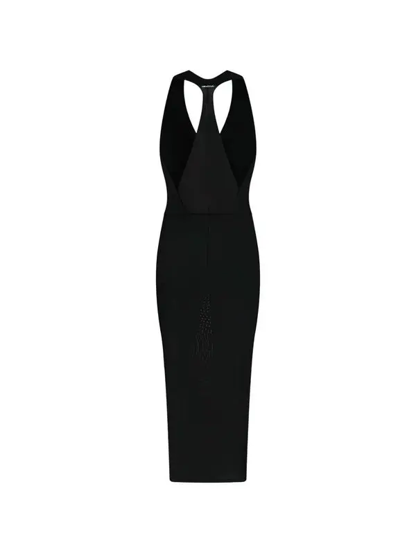 Attico Draped Midi Dress