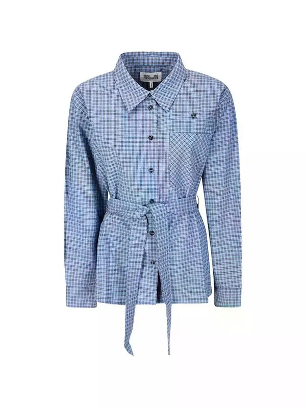 Baum Und Pferdgarten Check Belted Shirt