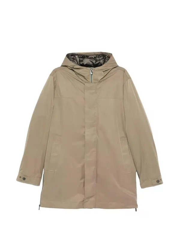 Corneliani Long-sleeve Hooded Coat