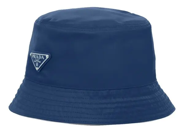 Prada Nylon Bucket Hat - Bluette
