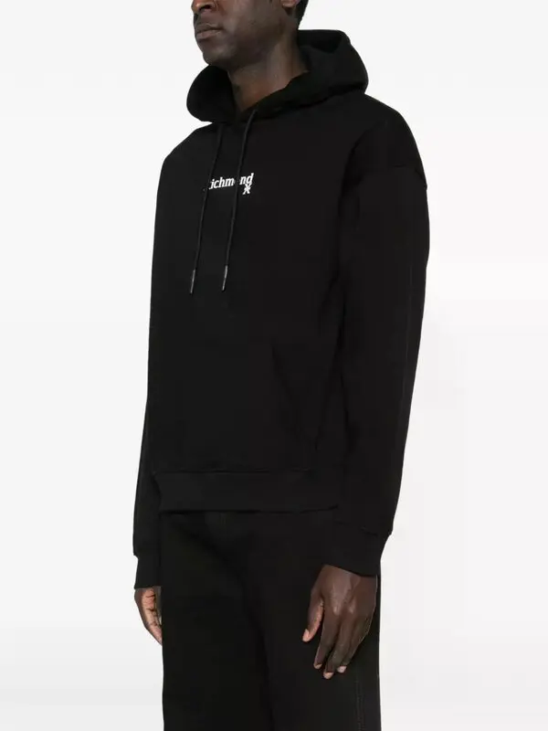 John Richmond Hooded Pullover With Logo