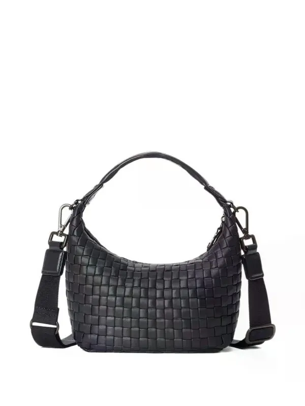 Mz Wallace Mini Woven Hobo Tote - Black