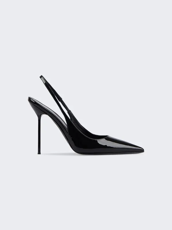 Paris Texas Lidia Slingback Heel 105 - Black