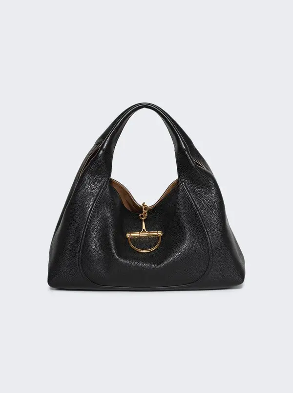 Gucci Softbit Maxi Shoulder Bag - Black
