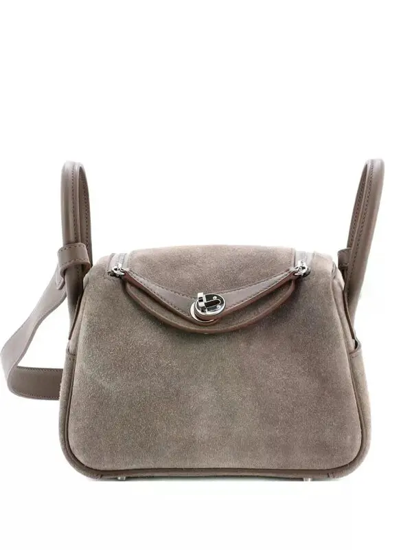 Hermès Lindy Bag Grizzly And Swift Mini Shoulder Bag