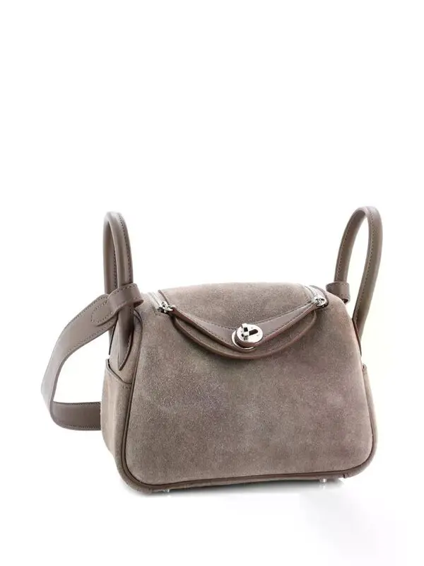 Hermès Lindy Bag Grizzly And Swift Mini Shoulder Bag